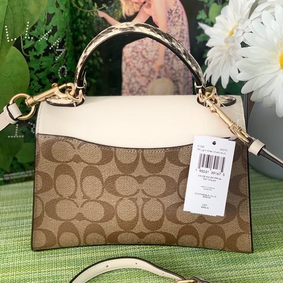 Coach | Bags | Nwt Coach Pepper Satchel In Signature Canvas C325 398 ...